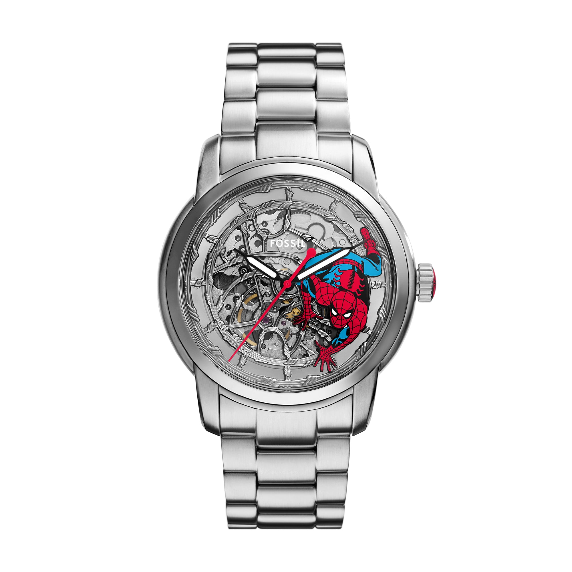 Marvel | Fossil Limited Edition Automatic Stainless Steel Watch ...