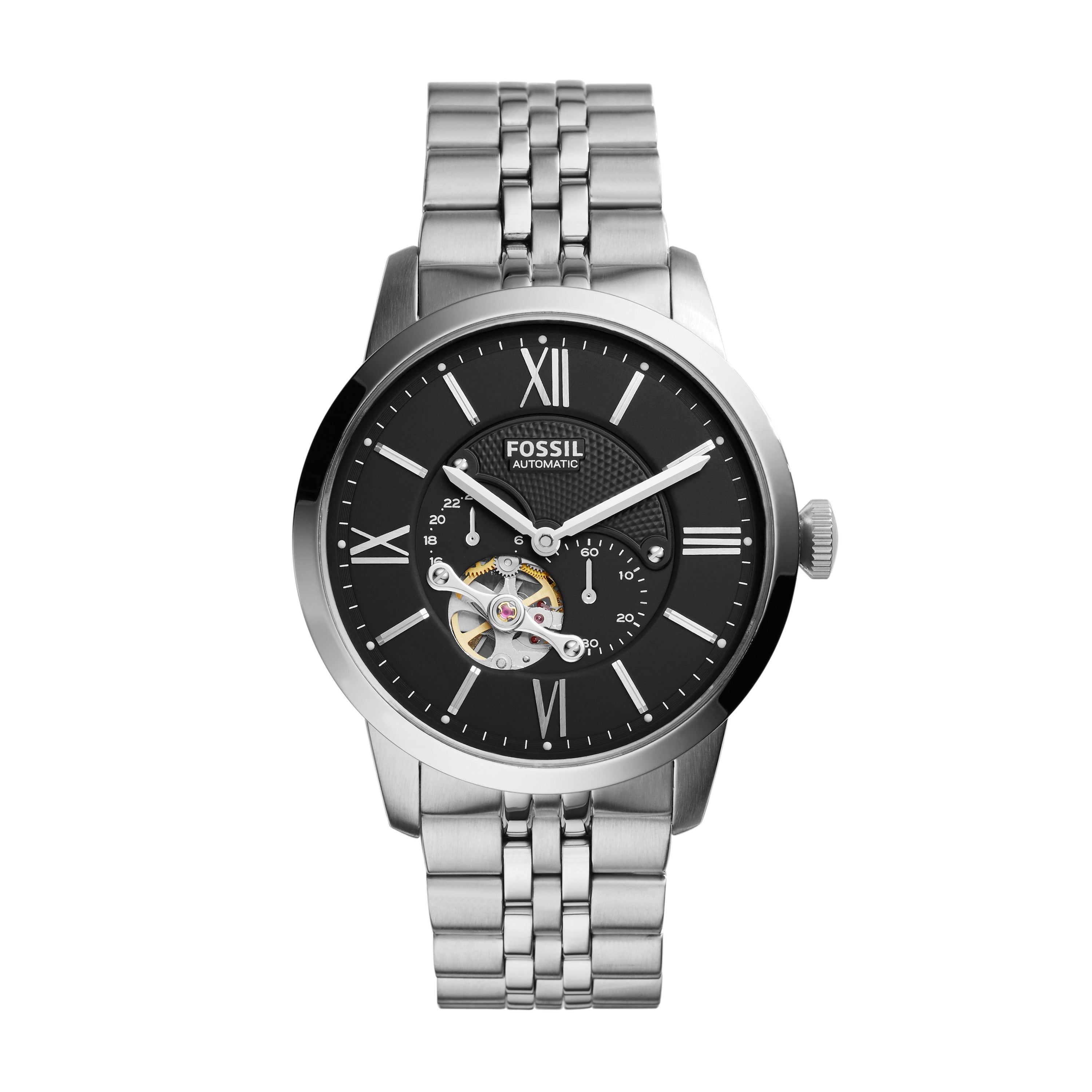 Fossil Townsman Automatic Stainless Steel Watch – Fossil Malaysia