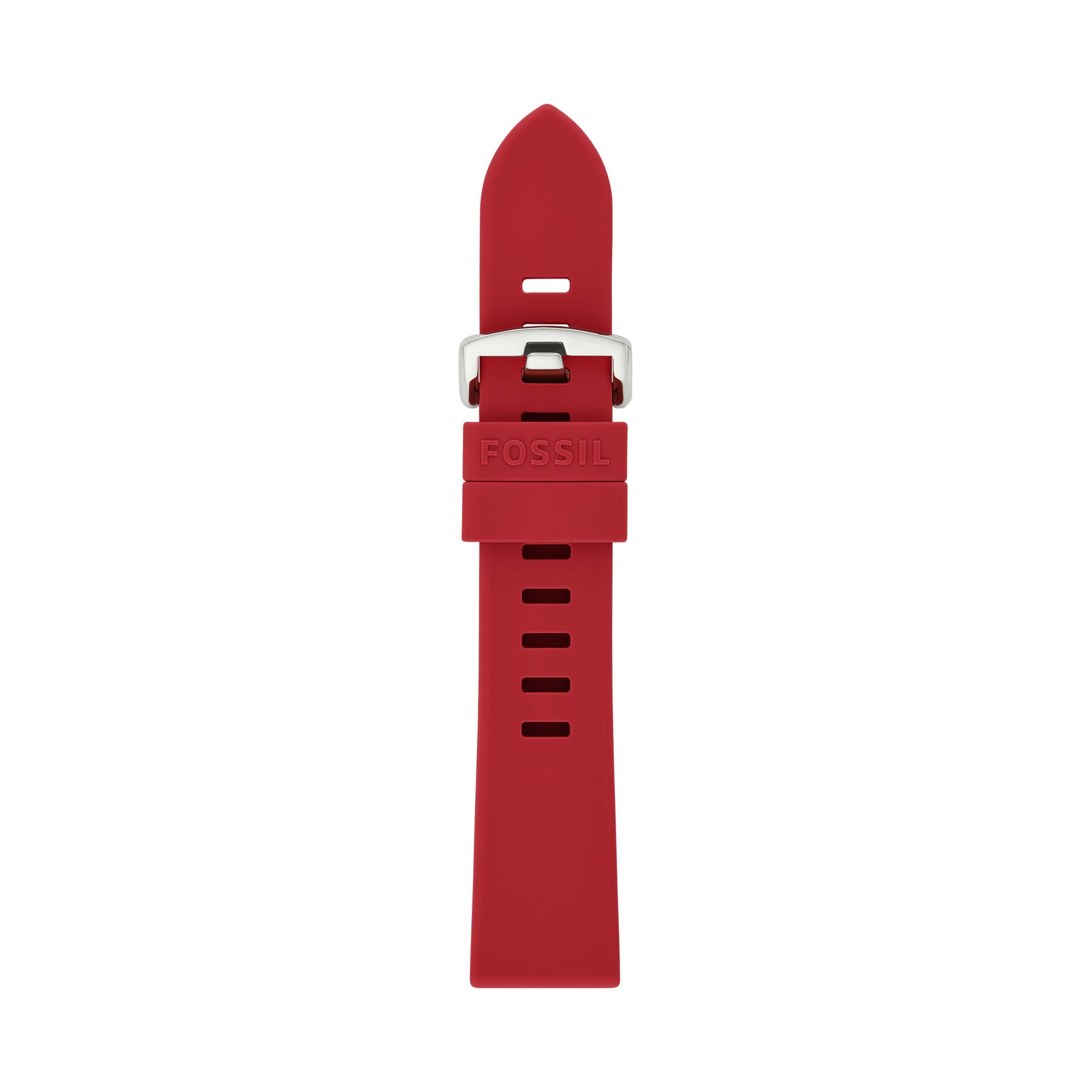 Fossil 20mm Red Silicone Strap – Fossil Malaysia